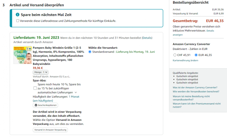 Amazon - Alle Infos, Tipps & Spartricks für Bestellungen in die Schweiz