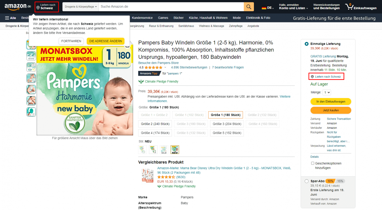 Amazon - Alle Infos, Tipps & Spartricks für Bestellungen in die Schweiz