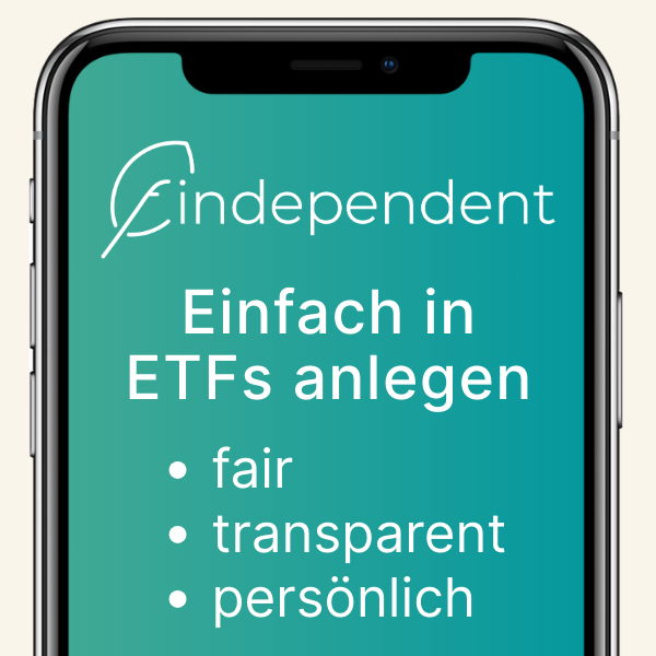 CHF 6’000.- ohne Gebühren in ETFs anlegen und CHF 10.- Willkommensbonus für die findependent App ...